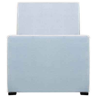 Buy Velvet EU Single Size Bed Blue TEENIE at B&Q