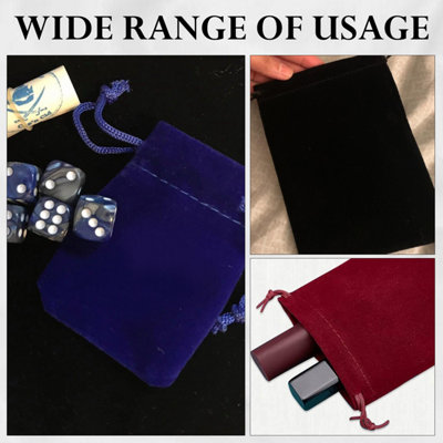 Velvet Gift Bags with Drawstrings, 7x9cm Small Candy Pouches Party ...
