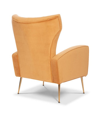 Velvet Gold Talia Accent Chair