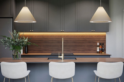 Velvet Walnut Splash Back - 3m x 610mm x 6mm