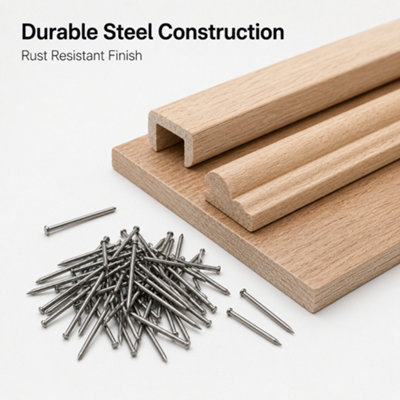 Veneer Panel Pins 19mm (3/4") Laminate Beading Nails for Timber ...
