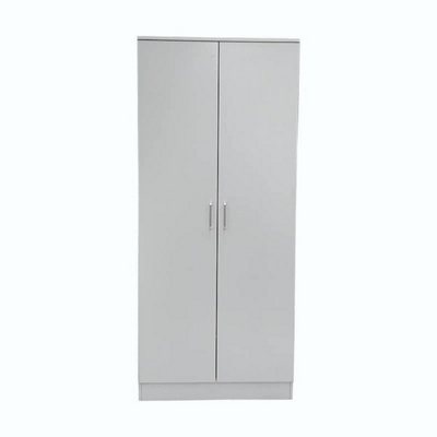 VENICE 2 DOOR WHITE 80CM WIDE WARDROBE