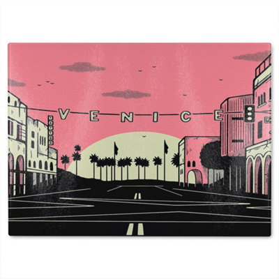 Venice Cali Sun Glass Chopping Board