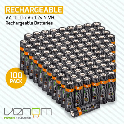 VENOM RECHARGEABLE AA BATTERIES (100-PACK)