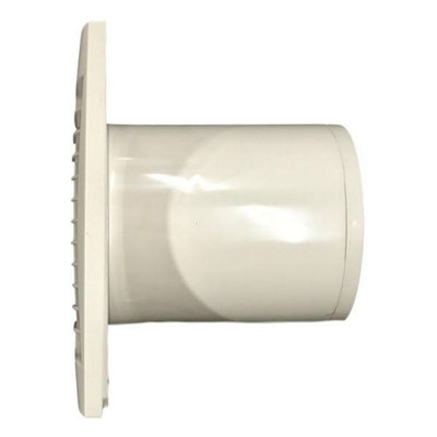 Vent Axia 441625 Lo-Carbon Silhouette 100T Axial Extractor Fan 100 mm / 4 Inch (Timer Model)