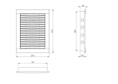 Ventilation Access Panel 200mm x 300mm Filter Plastic Door