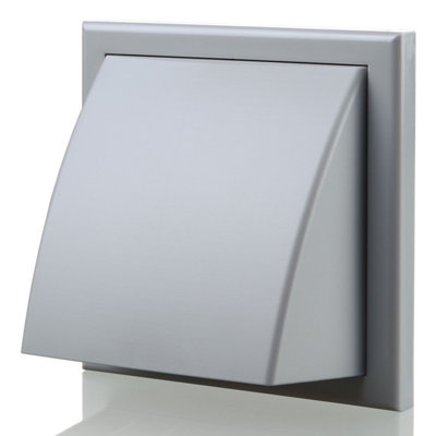 Ventilation PVC Flexible Duct Cowled Wall Kit 125mm Grey
