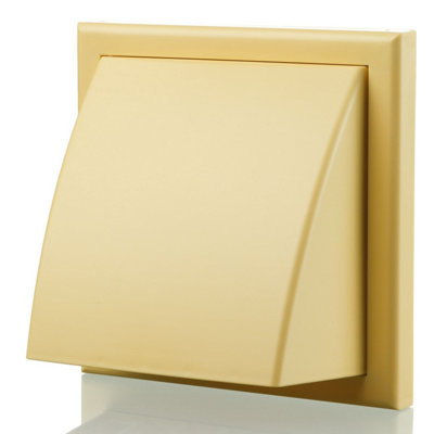 Ventilation PVC Flexible Duct Cowled Wall Kit 150mm Cotswold Stone