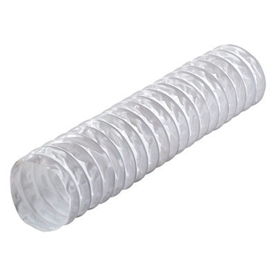 Ventilation PVC Flexible Duct Cowled Wall Kit 150mm White