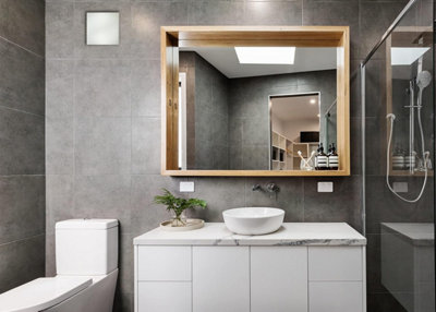 VENTS NAZAIR Chrome 4 inch Luxury Designer Extractor Fan with Pull Cord ...