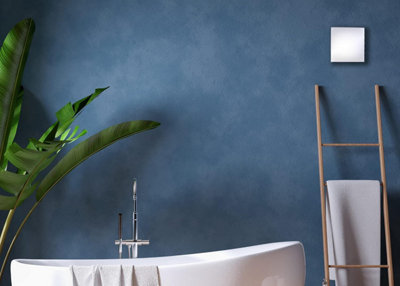 VENTS NAZAIR Chrome 4 inch Luxury Designer Extractor Fan with Pull Cord ...