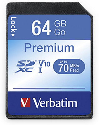 Verbatim 44024 64GB Class 10 SDXC Memory Card