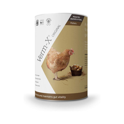 Verm X Pellets for Poultry 750g Natural Bird Health & Hygiene Supplement