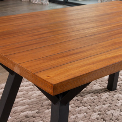 Verona 140cm Wooden Veneer Dining Table