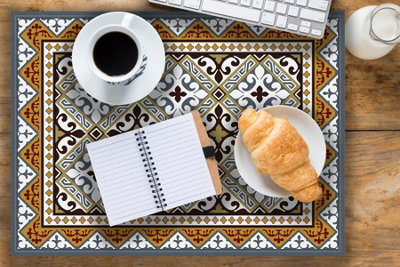 Verona Vinyl Table Mat 33x45cm (Set of 4) | DIY at B&Q