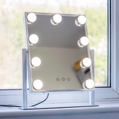 Veronica Hollywood Vanity Mirror with LED Lights Bulbs Makeup Beauty