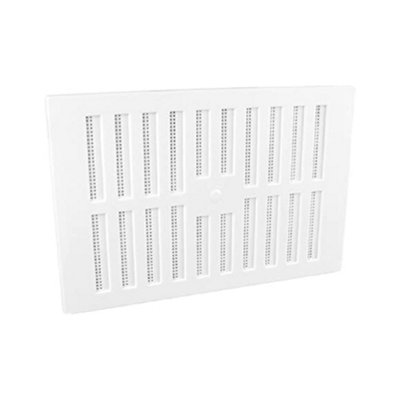 VERPLAS HM9X9 Adjustable Hit and Miss Vent White PVC 9x9 Inch 225x225mm