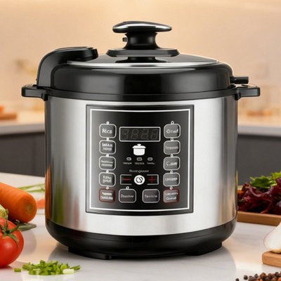Versatile 10-in-1 Electric Pressure Cooker with Digital Controls ...