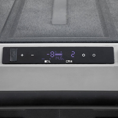 Versatile 12V & 24V Vehicle Fridge Freezer with 230V PSU - 95L Cool Box ...