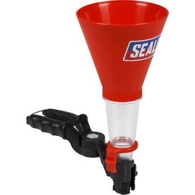 Versatile 2 Piece Universal Oil Funnel Set with Adjustable Clamp and ...