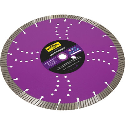 Versatile 300mm Wet & Dry Diamond Cutting Disc for Building Materials