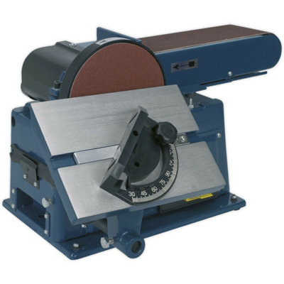 Versatile 500W Portable Table Mounted Disc and Belt Sander with ...