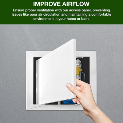 Versatile ABS Plastic Inspection Hatch 150 x 200mm - Access Panel for ...