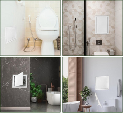 Versatile ABS Plastic Inspection Hatch 150 x 300mm - Access Panel for ...