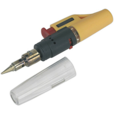 Versatile Adjustable Soldering Torch with Hands-Free Stand and Safety Cap