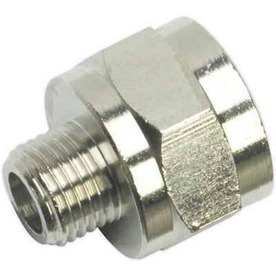 Versatile Air Tool Adaptor - 1/4" BSPT Male to 1/2" BSP Female Hex ...