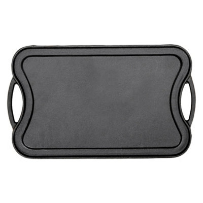 Versatile and Durable Reversible Cast Iron Griddle Pan with Smooth and ...