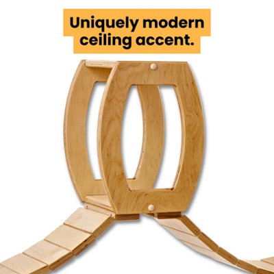 Versatile Ceiling-Mounted Cat Tree - Natural Wood Cat Tower with ...