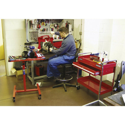 Versatile Height Adjustable Mobile Work Station with Rubber Lining and ...