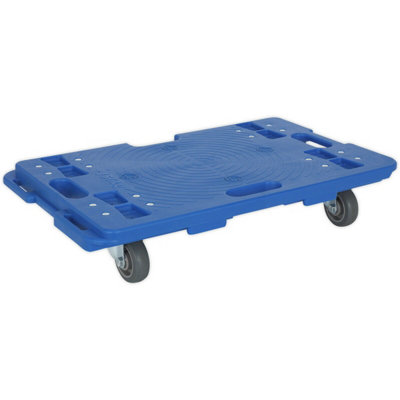 Versatile Interlocking Plastic Dolly with 150kg Capacity and Non-Slip ...