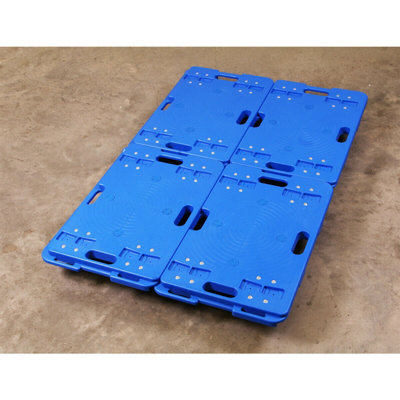 Versatile Interlocking Plastic Dolly with 150kg Capacity and Non-Slip ...