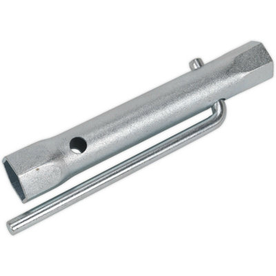 Versatile Long Reach Spark Plug Box Spanner with 17mm and 21mm Sockets