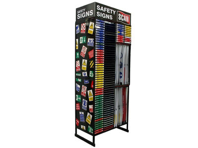Versatile Scan Signs Display with 144 Best-Selling Signs for Retail ...