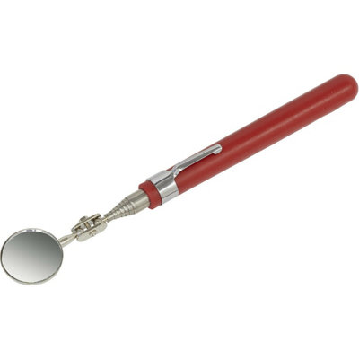 Versatile Telescopic Inspection Mirror with 32mm Round Reflector and ...