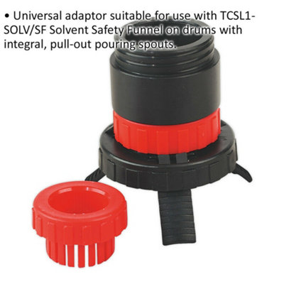Versatile Universal Drum Adaptor with Pouring Spout for ys09022 Solvent ...