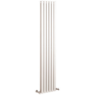 Vertical Double Panel Radiator - 1800mm x 354mm - 3638 BTU - Gloss ...