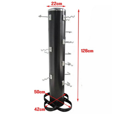 Vertical Storage Tower Rack For Multi Gym Cable Attachments - FXR Sports