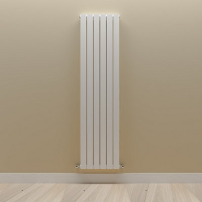 Vertical White Double Flat Panel Radiator (H) 1600 mm x (W) 408 mm.