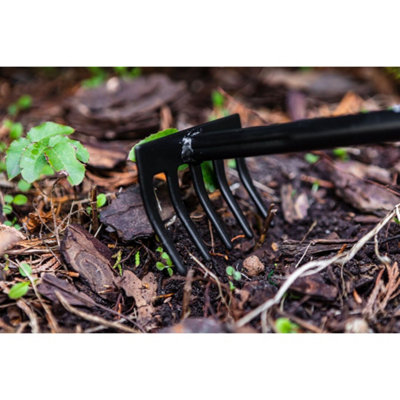 Verto Small Rake 340mm Steel Blade Bimaterial Handle