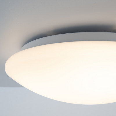 Verve Design Round 13W Ceiling Flush Light Integrated LED IP44 Bathroom ...