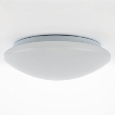 Verve Design Round 13W Ceiling Flush Light Integrated LED IP44 Bathroom ...