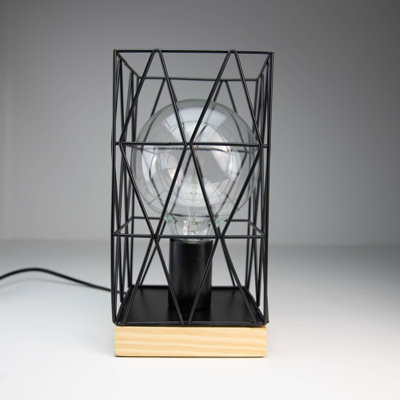Verve Design Zavier E27 Table Lamp Light Bedside Office Desk Industrial ...