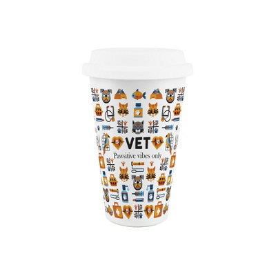 Vet Ceramic Travel Mug - Novelty Veterinarian/Animal Doctor Gifts ...