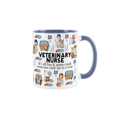 Vet Nurse Mug - Humorous Veterinary Trades Funny Novelty Gift - Tea ...