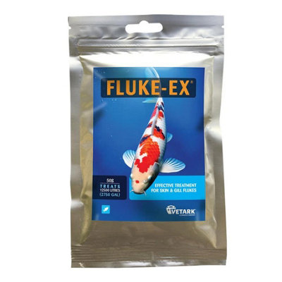 VETARK FLUKE-EX 50G SKIN GILL FISH LICE PARASITE TREATMENT