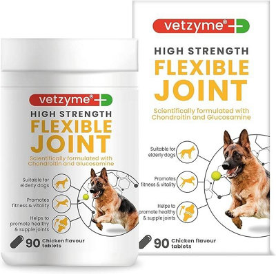 Vetzyme Dog High Strength Flexible Joint 90 Tablets